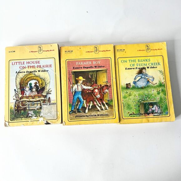Other | 1971 Vintage Wilder Little House On The Prairie Books 2 3 4 ...